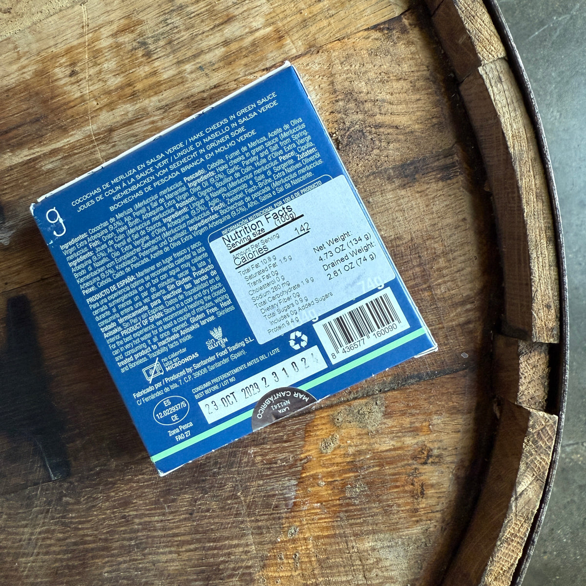 Alalunga Hake Cheeks in Salsa Verde – Smoking Goose