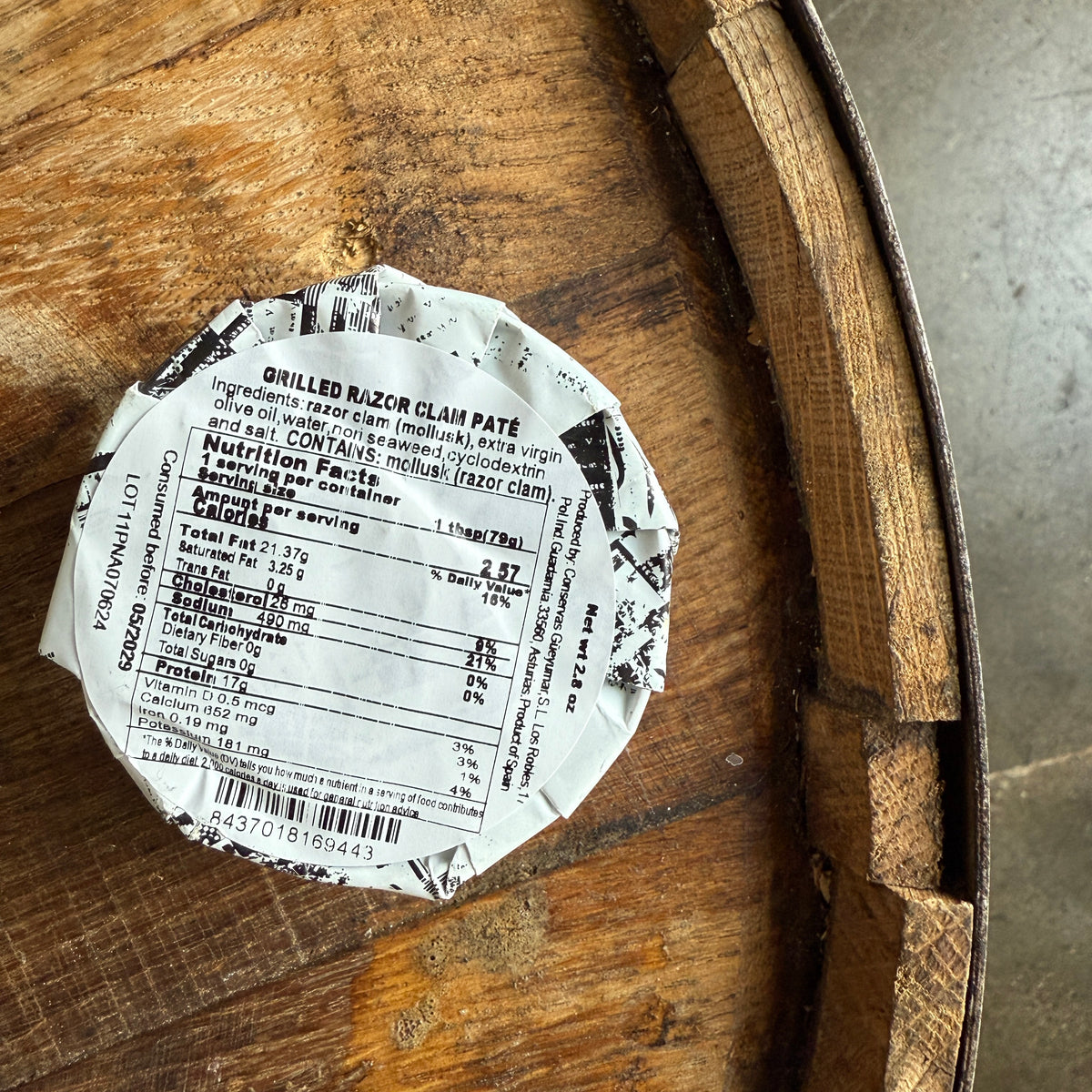 Chargrilled Razor Clam Pâté by Gueyu Mar – Smoking Goose