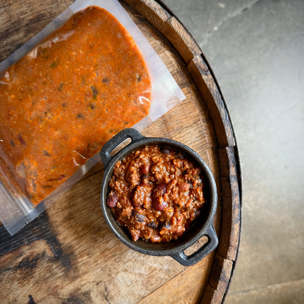 Smoked Bison Chili with 'Nduja – Smoking Goose